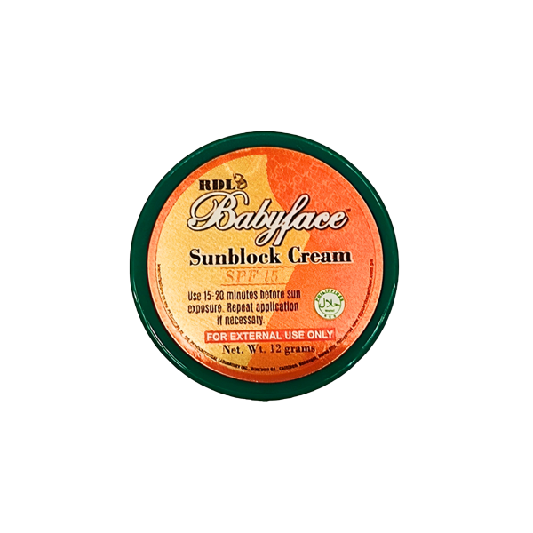 RDL Sunblock Cream SPF 15 12g price in the Philippines | MedsGo Pharmacy